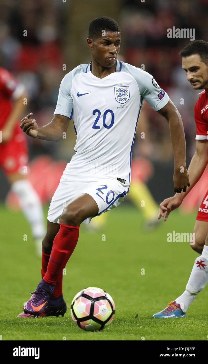 MARCUS RASHFORD ENGLAND WEMBLEY LONDON ENGLAND 08 October 2016 Stock ...