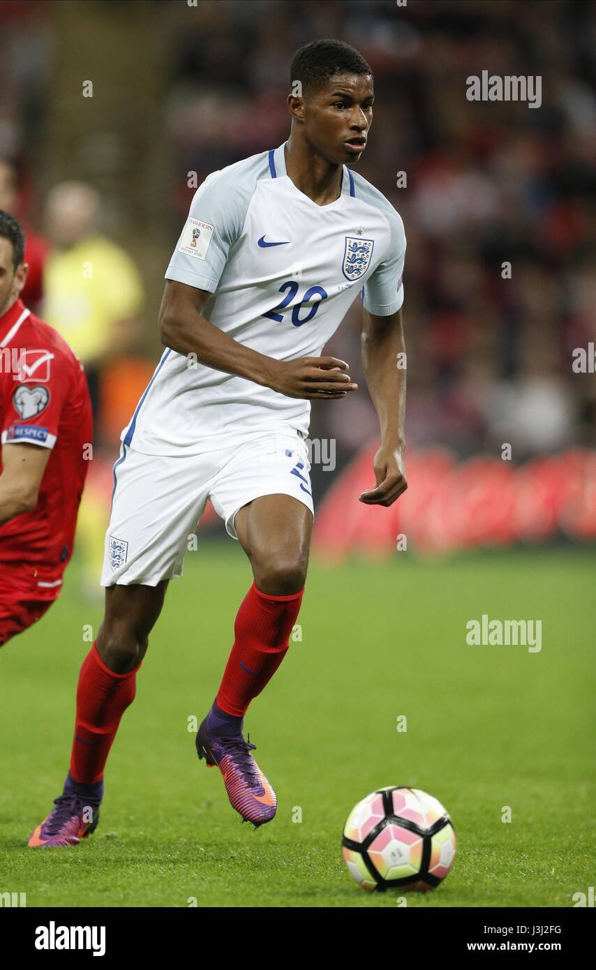 MARCUS RASHFORD ENGLAND WEMBLEY LONDON ENGLAND 08 October 2016 Stock ...