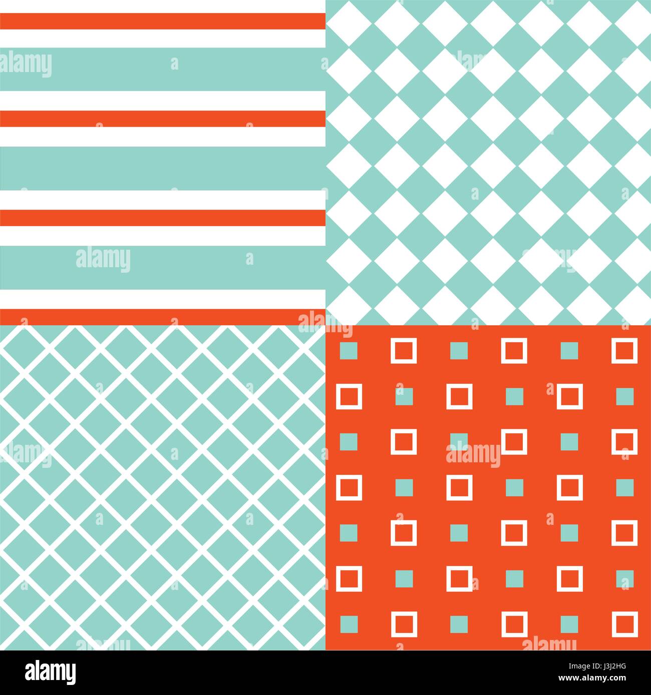 Set of seamless patterns Stock Vector Image & Art - Alamy