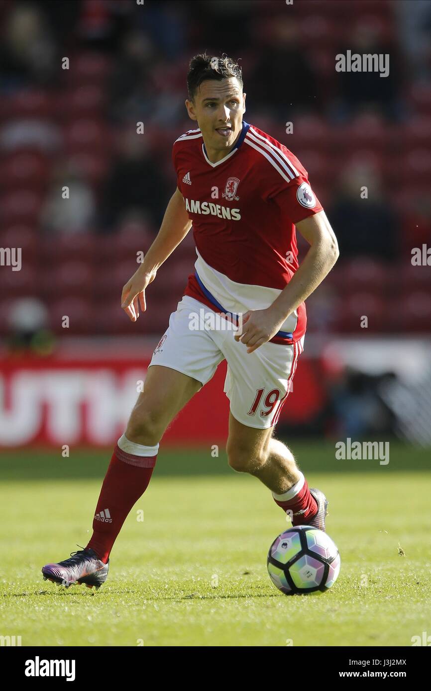 STEWART DOWNING MIDDLESBROUGH FC MIDDLESBROUGH FC RIVERSIDE STADIUM ...