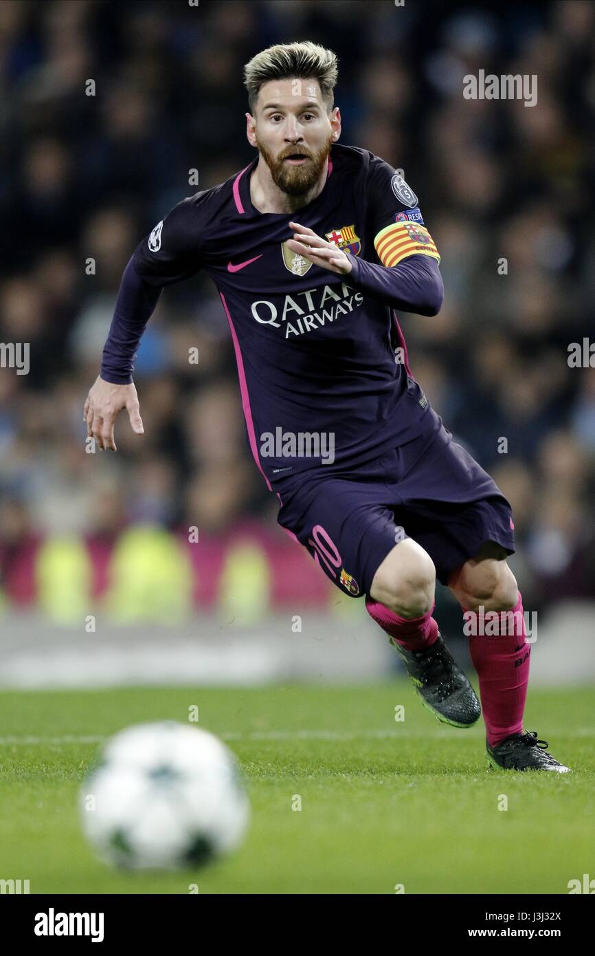 LIONEL MESSI MANCHESTER CITY V FC BARCELON ETIHAD STADIUM MANCHESTER ...
