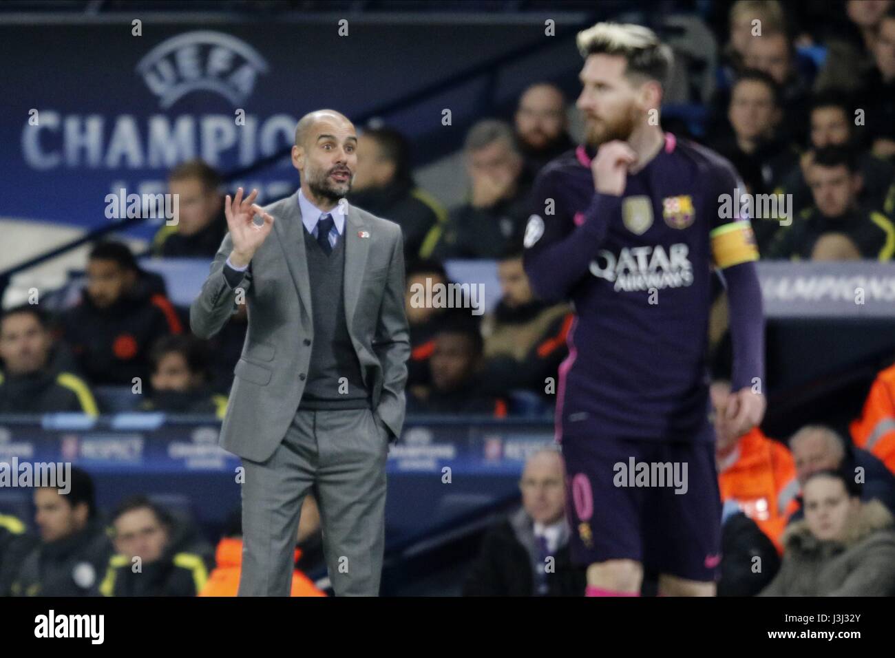 Pep guardiola messi hi-res stock photography and images - Alamy
