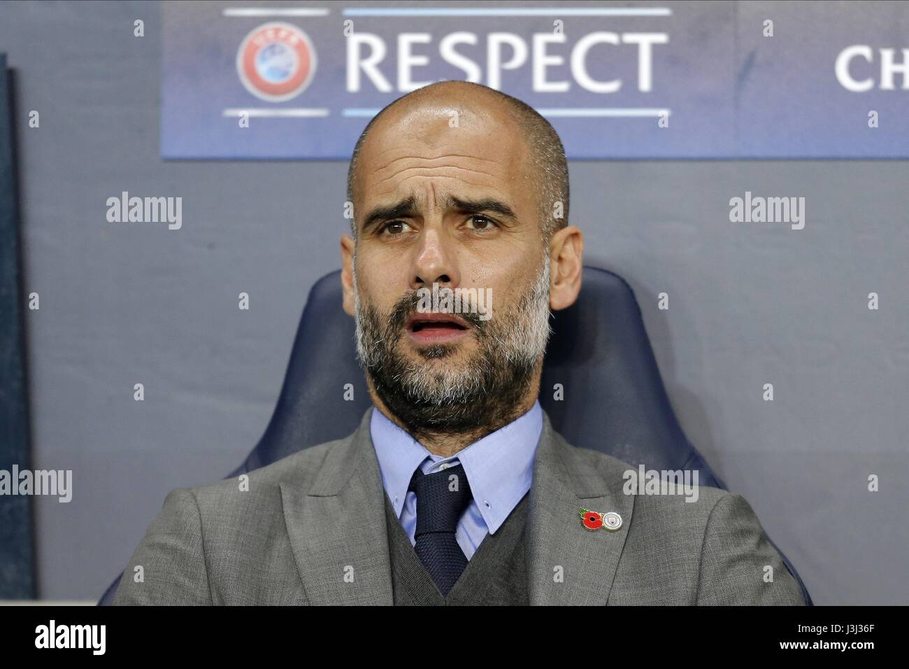 PEP GUARDIOLA MANCHESTER CITY FC MANAGER MANCHESTER CITY FC MANAGER ...