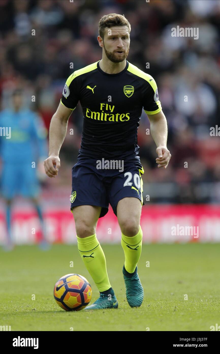 SHKODRAN MUSTAFI ARSENAL FC ARSENAL FC STADIUM OF LIGHT SUNDERLAND ...
