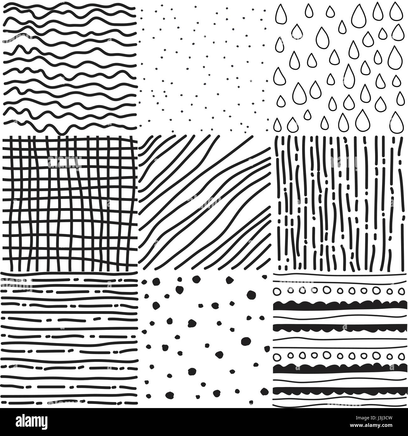 Set Of Seamless Patterns Stock Vector Image And Art Alamy