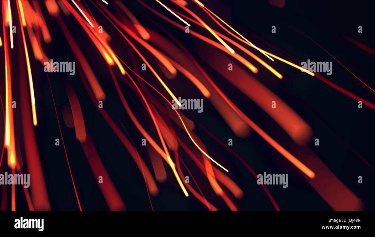 magic waved and glowing lines, abstract background Stock Photo - Alamy