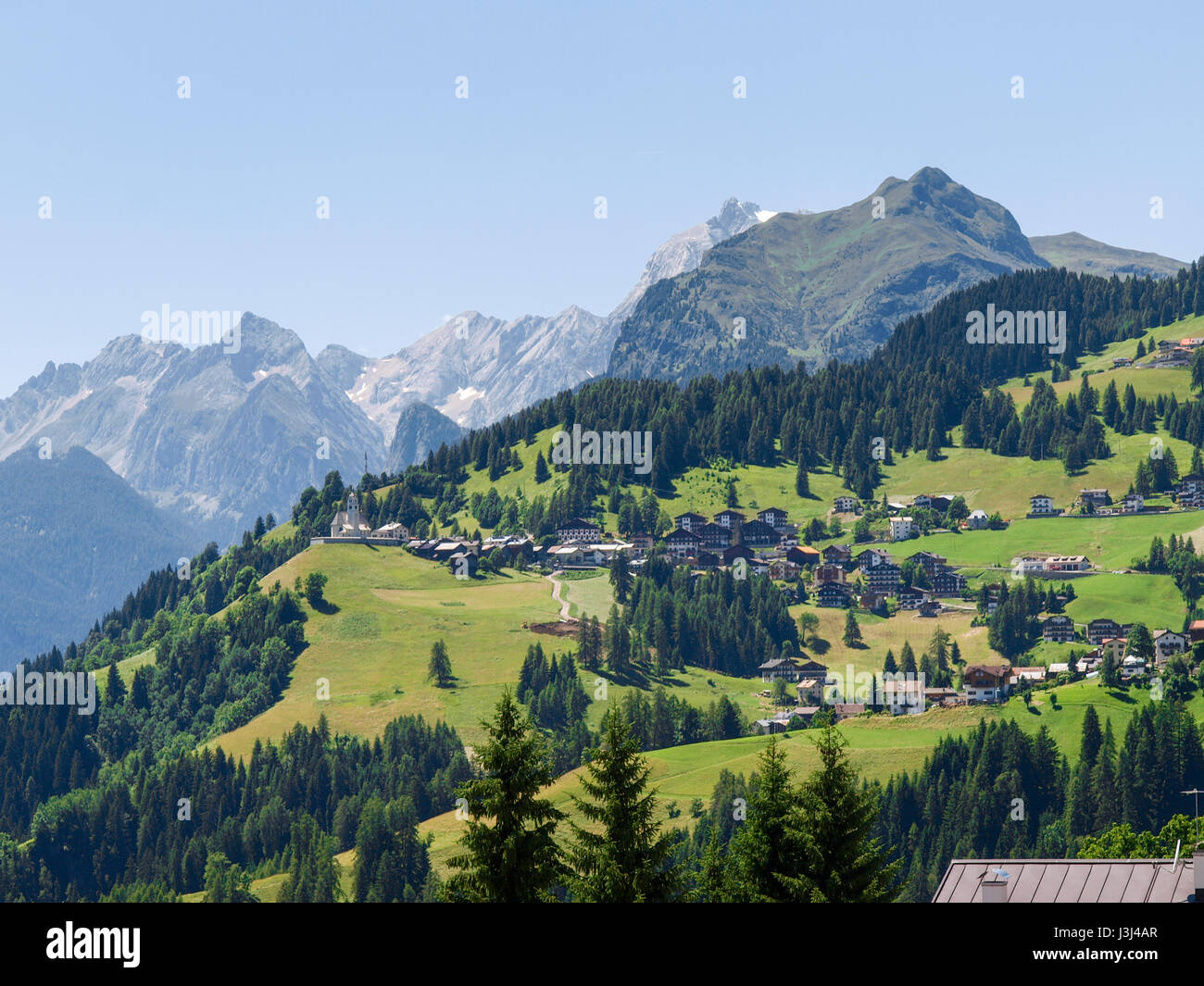 Dolomites, Italy: different images of the natural mountain landscape ...