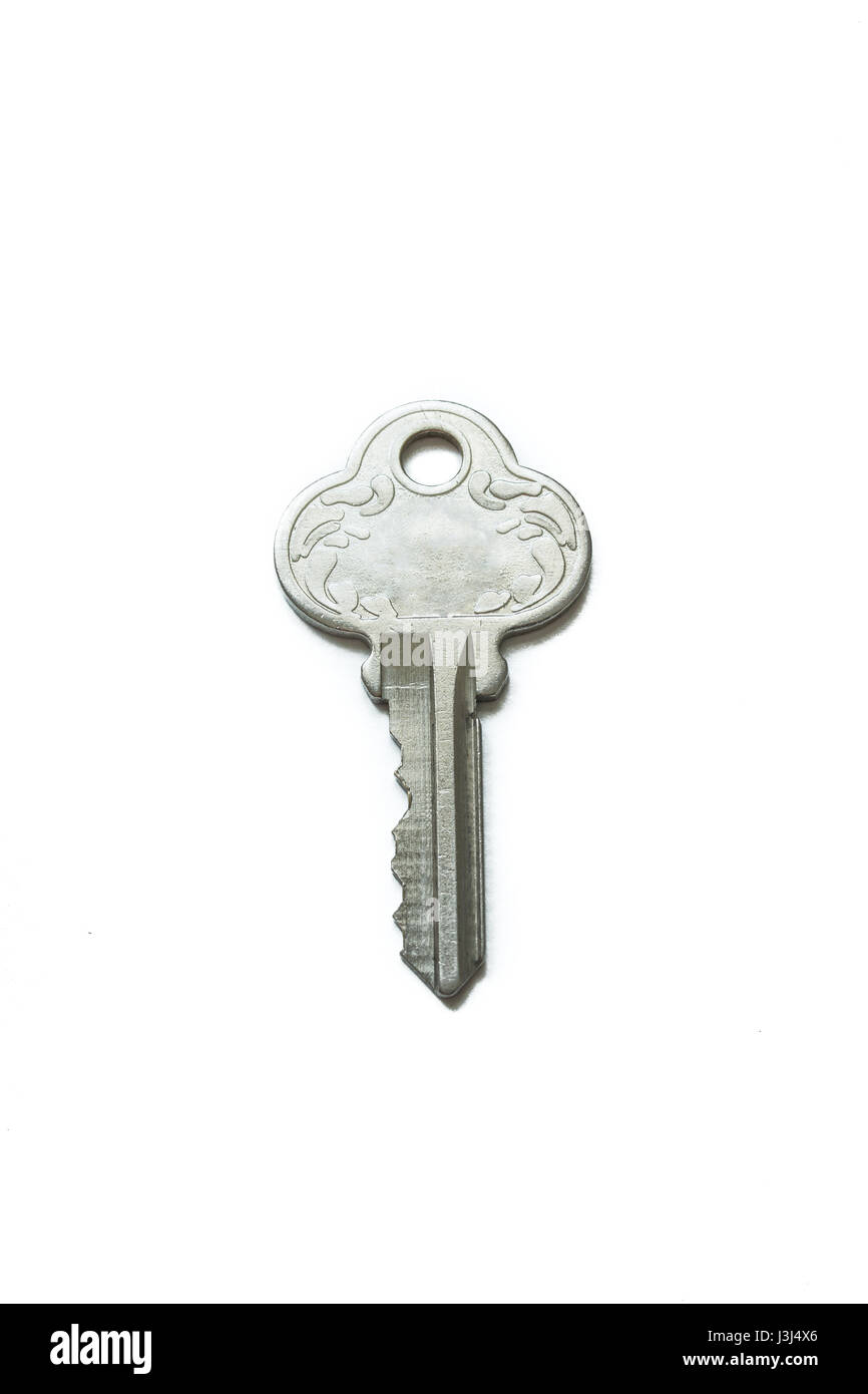 Flat House Key Top View Stock Photo - Alamy