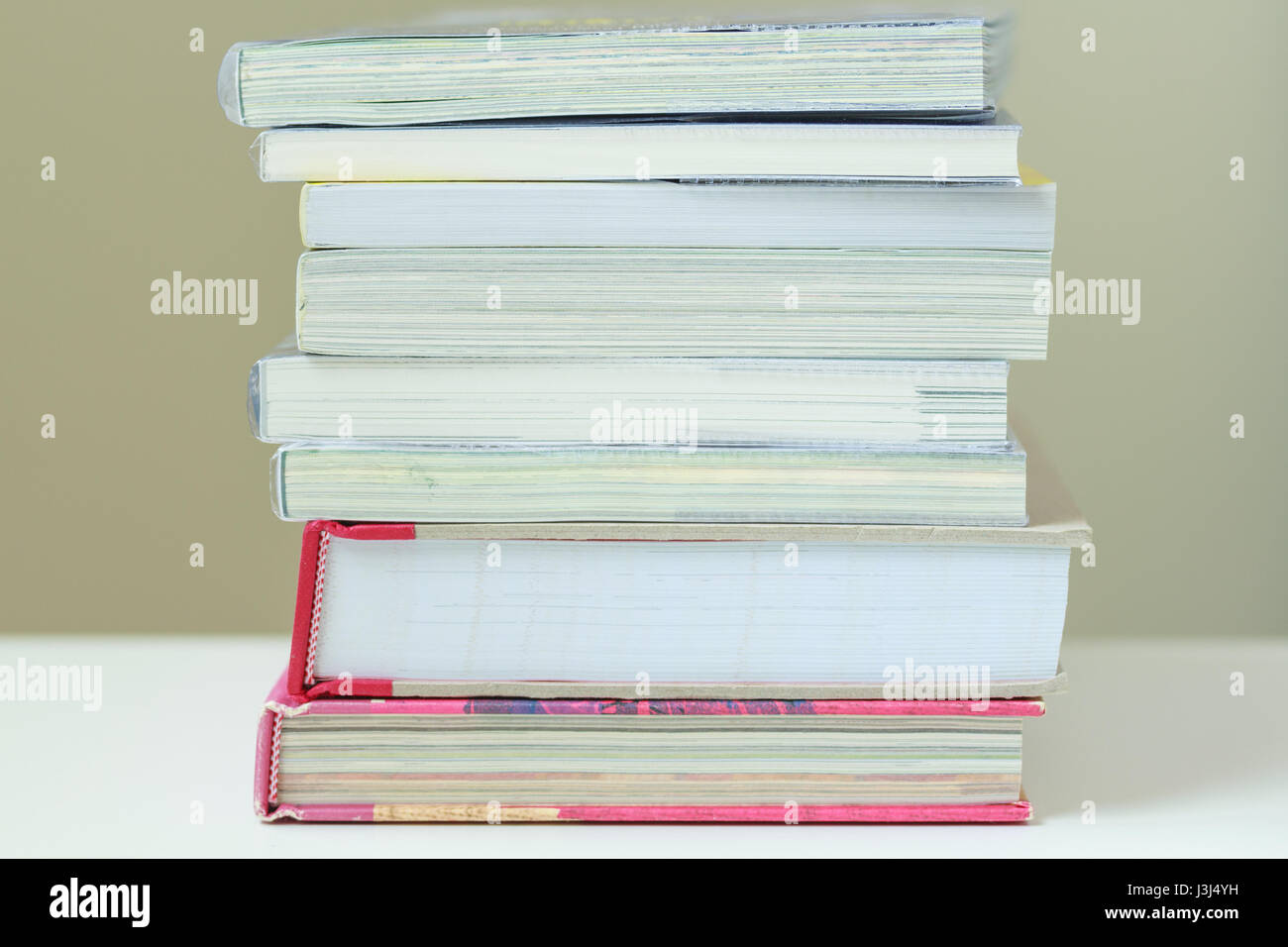 Stack of Books Stock Photo - Alamy