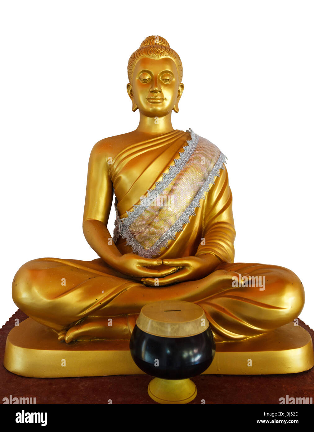 Buddha Statue in sit on position Stock Photo - Alamy