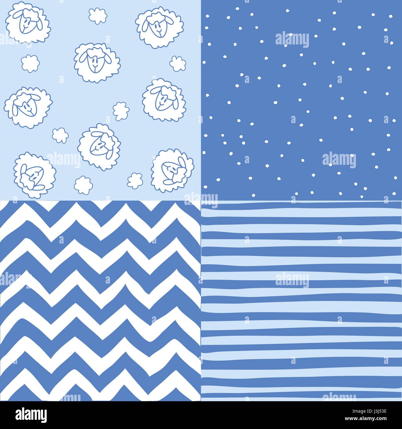 Seamless baby patterns Stock Vector Image & Art - Alamy
