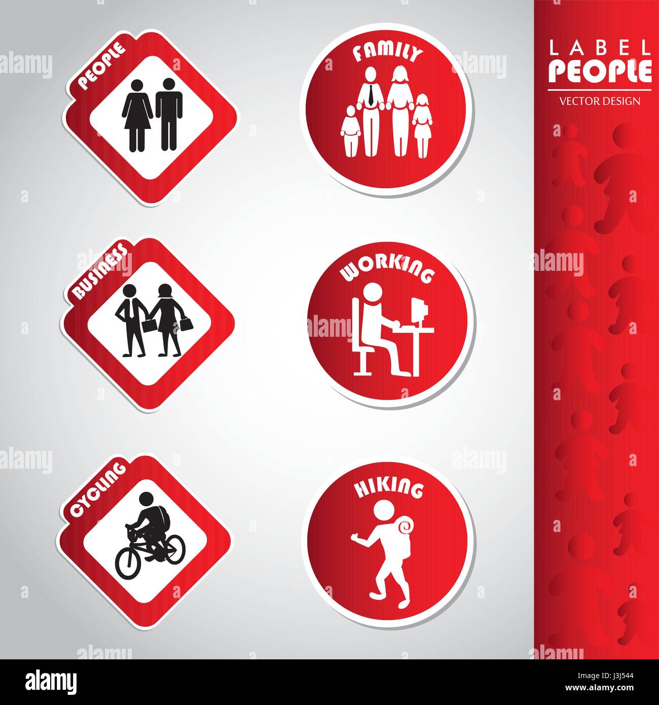 label people Stock Vector Image & Art - Alamy