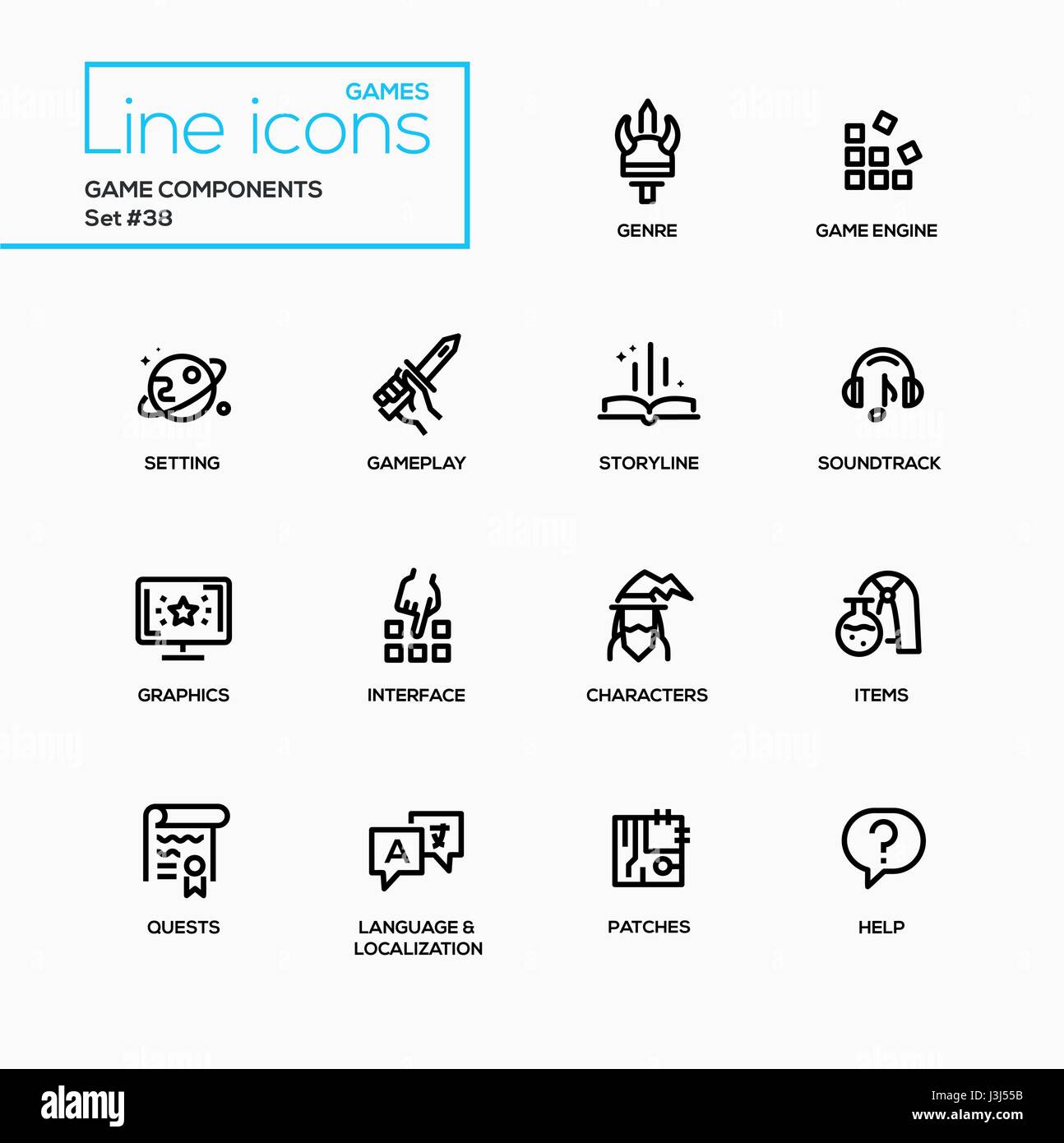 Book genre art Stock Vector Images - Alamy