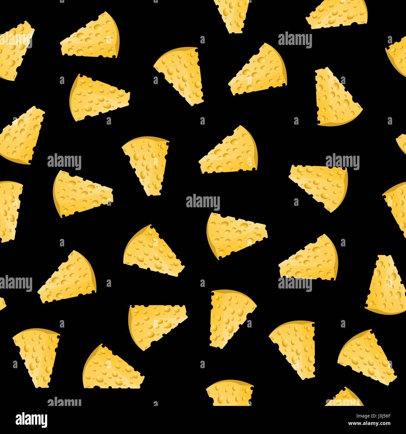 Cheese Slices Seamless Pattern Stock Vector Image & Art - Alamy