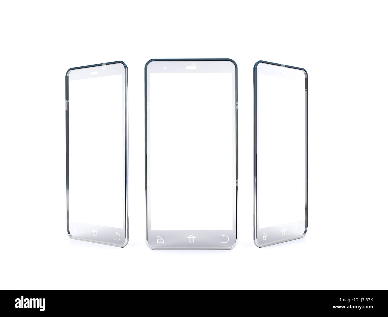 A futuristic glass transparent smartphone Stock Photo - Alamy