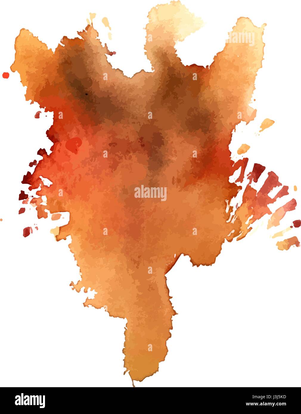 Vector abstract rusty watercolor background texture Stock Vector Image ...