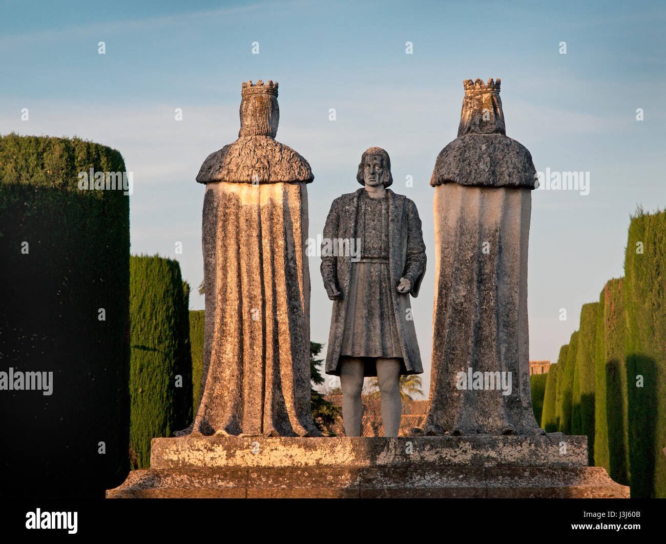 The gardens of the Alcazar Fortress of the Christian Monarchs in ...