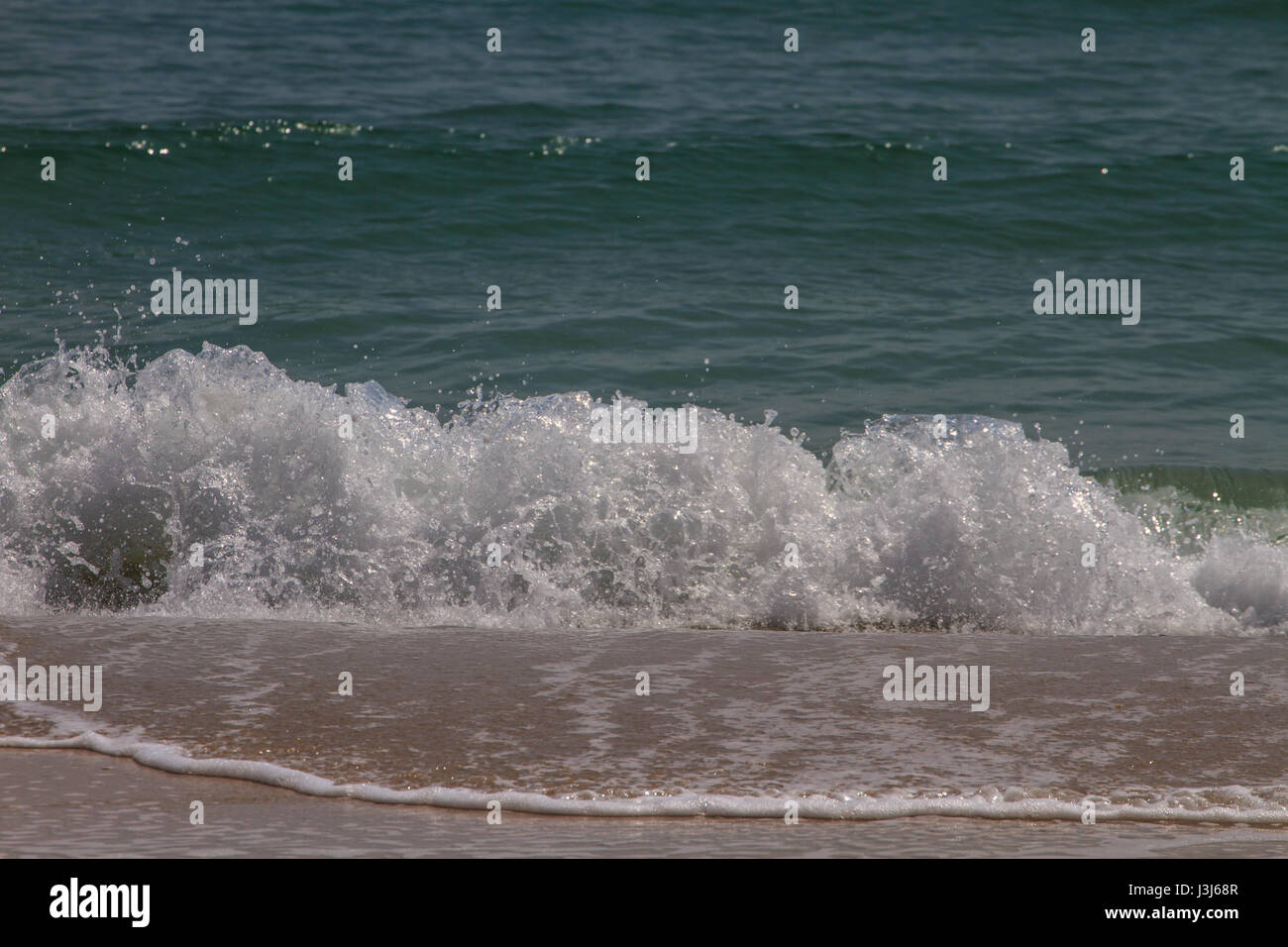 Moving of surf in the sea,Soft wave of the sea on the sandy beach Stock ...