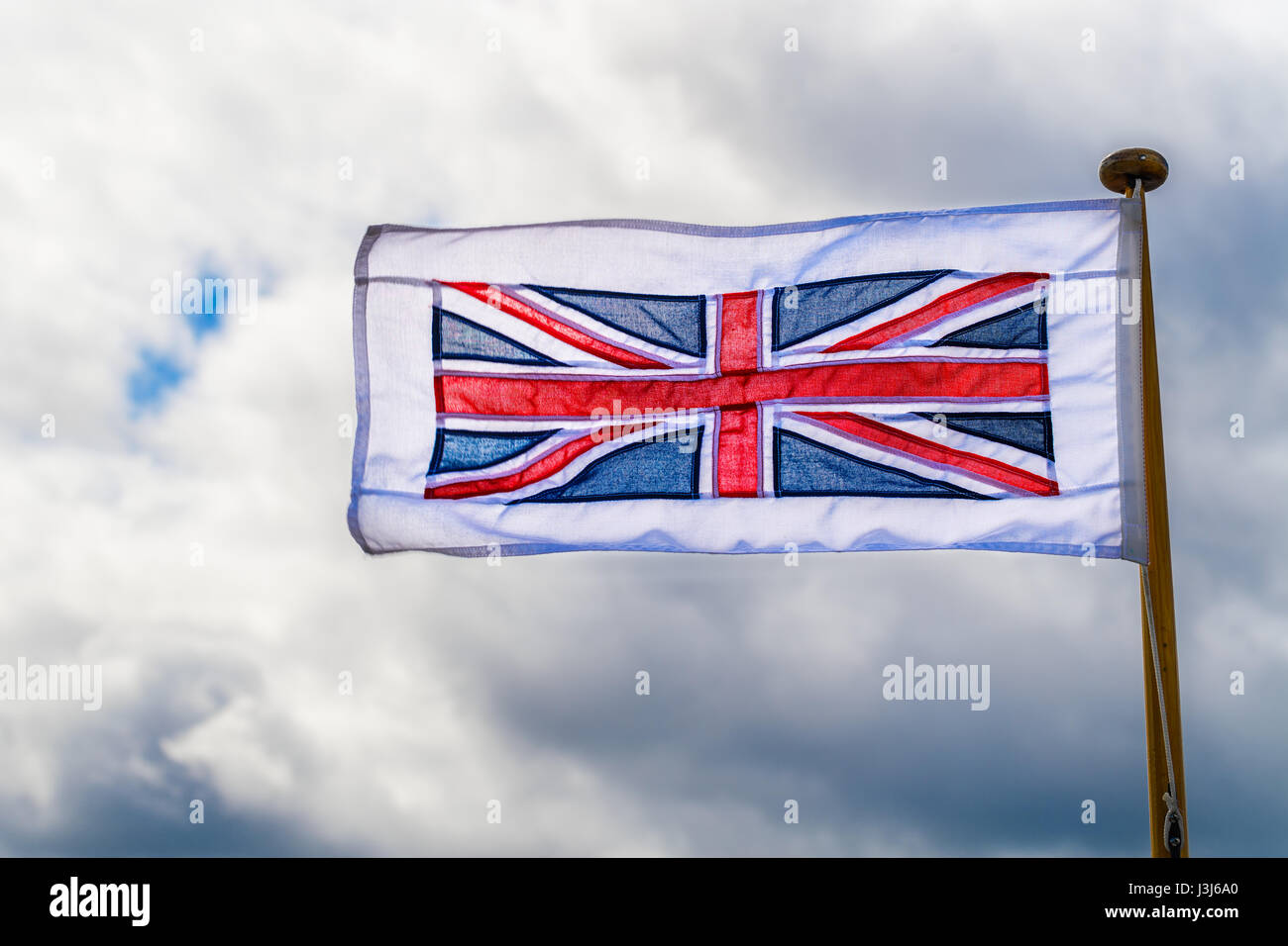 The union jack flag, the symbol of the United Kingdom of Britain and ...
