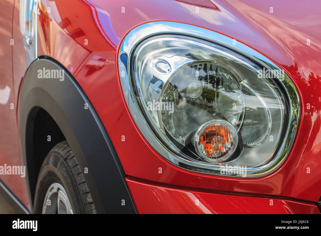 Close up headlights of car background and texture Stock Photo - Alamy