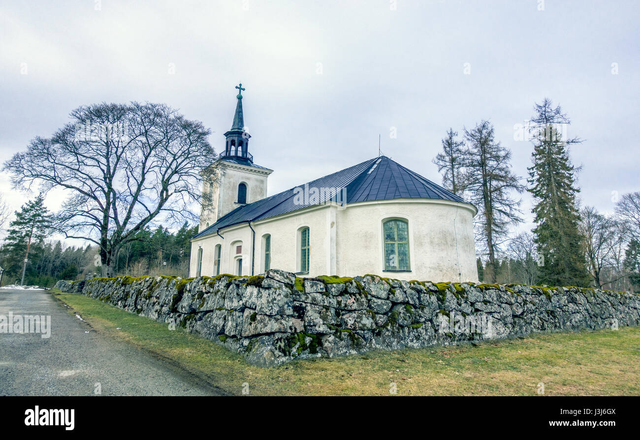 One of many Swedish churches Stock Photo - Alamy