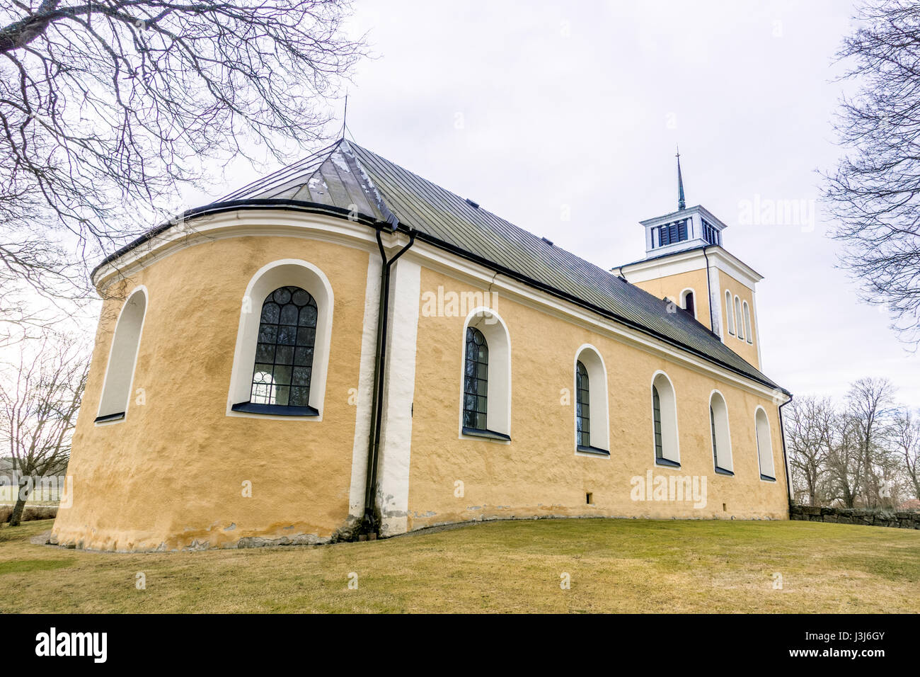 One of many Swedish churches Stock Photo - Alamy