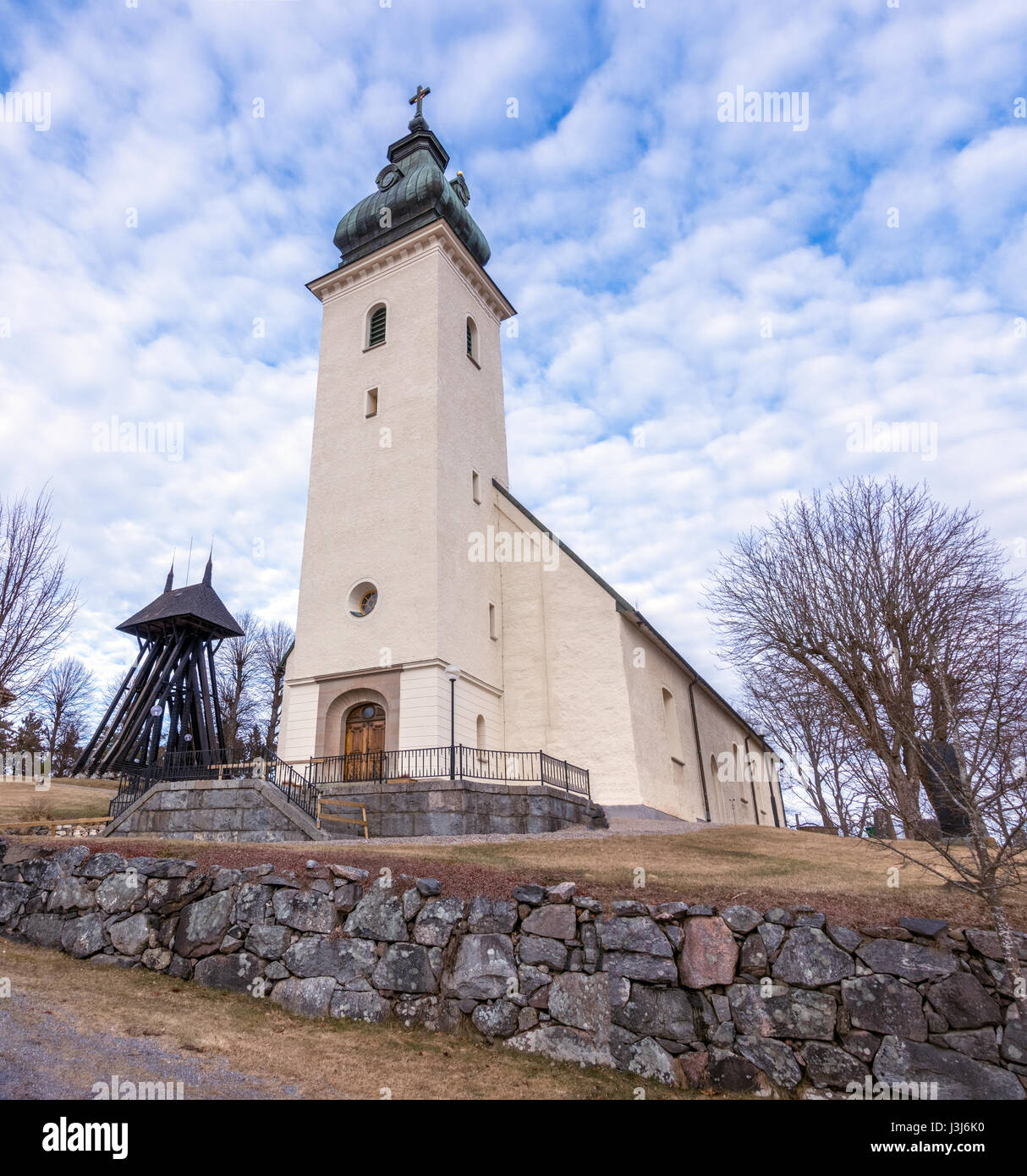 One of many Swedish churches Stock Photo - Alamy