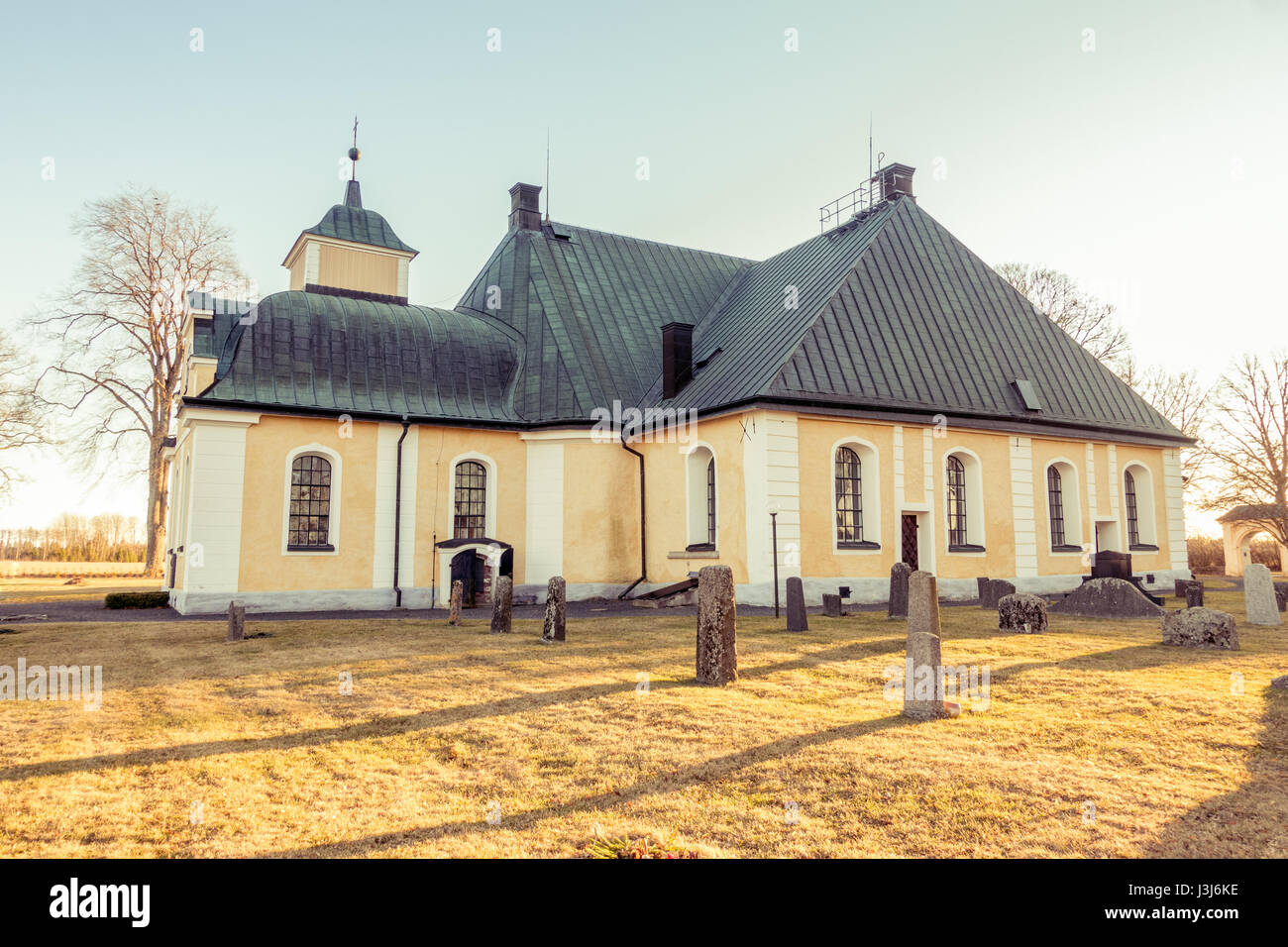 One of many Swedish churches Stock Photo - Alamy