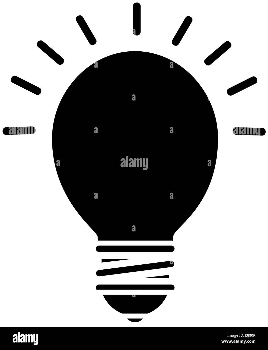 bulb light icon Stock Vector Image & Art - Alamy