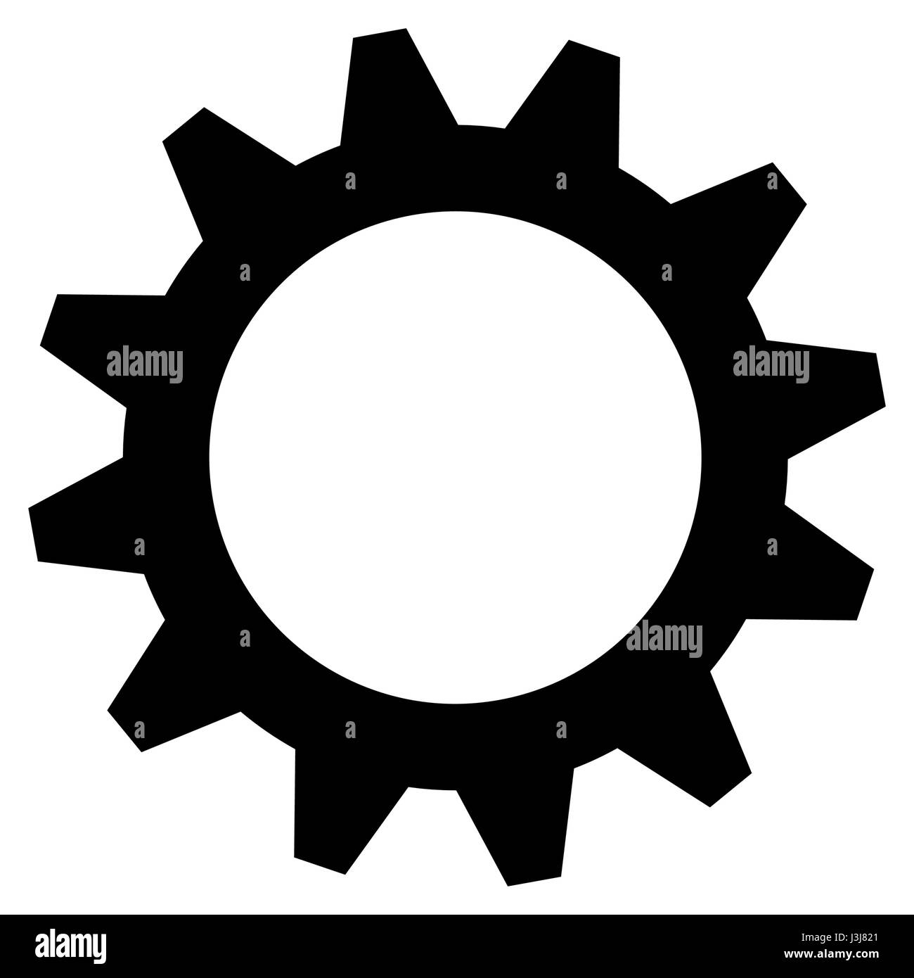 gear wheel icon Stock Vector Image & Art - Alamy