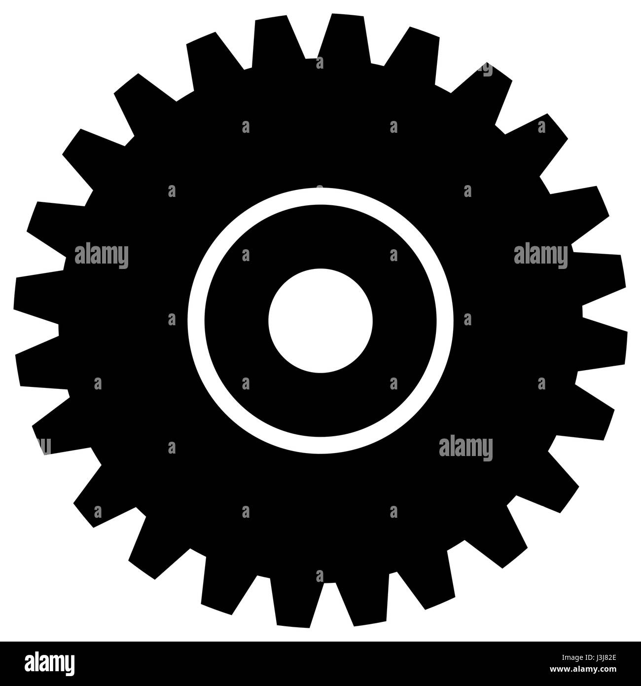 gear wheel icon Stock Vector Image & Art - Alamy