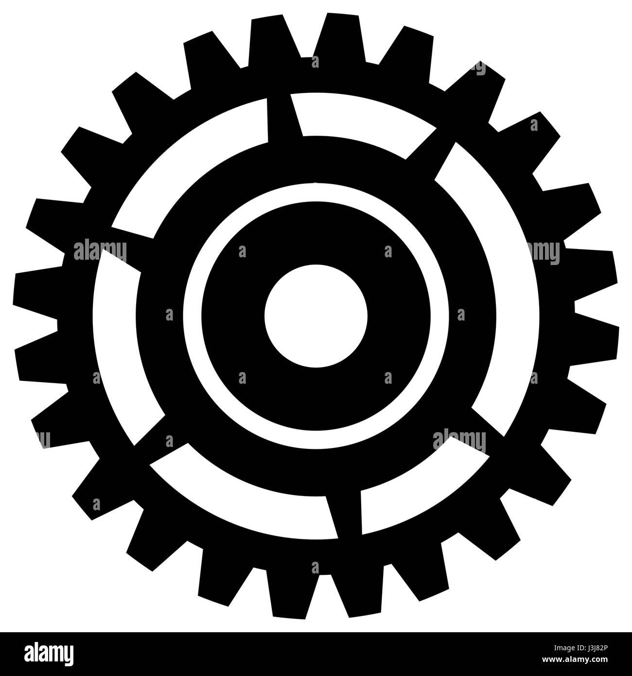 gear wheel icon Stock Vector Image & Art - Alamy
