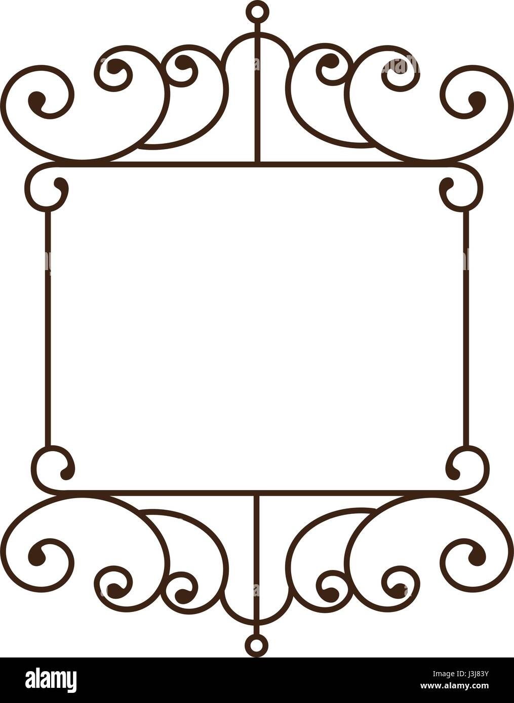 vintage frame icon Stock Vector Image & Art - Alamy