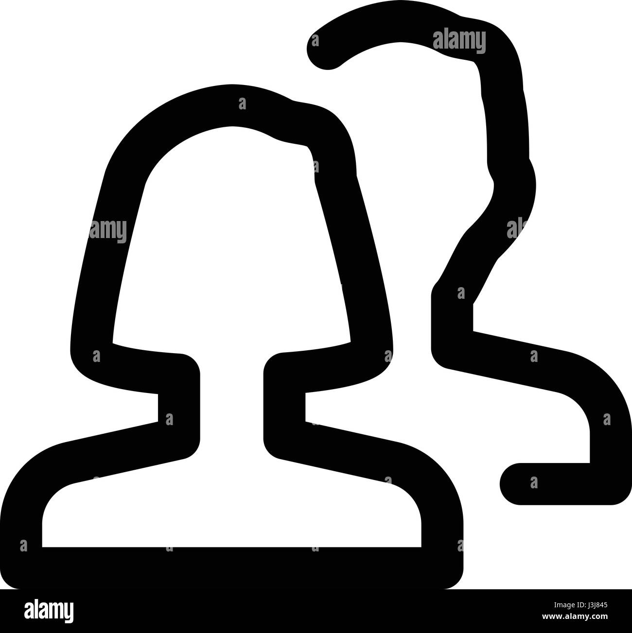 woman lead man Stock Vector Image & Art - Alamy