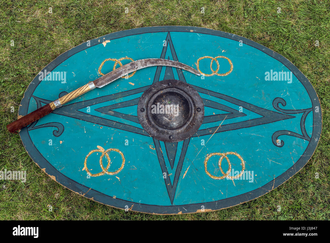 Type of Dacian ancient weapon used in battles Stock Photo - Alamy