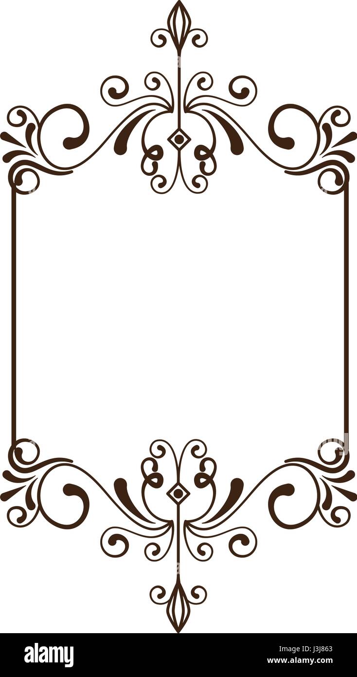 vintage frame icon Stock Vector Image & Art - Alamy