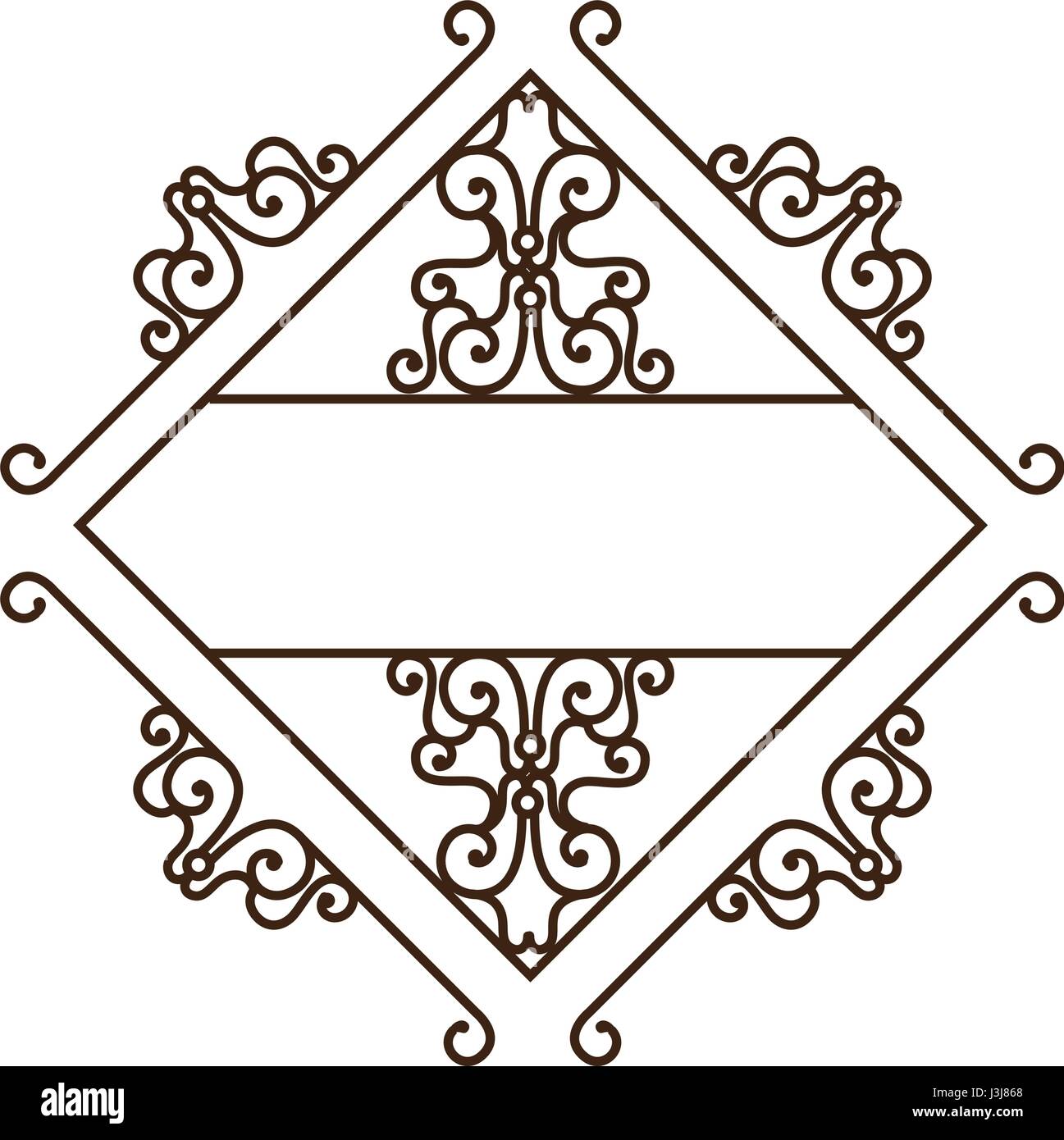 vintage frame icon Stock Vector Image & Art - Alamy