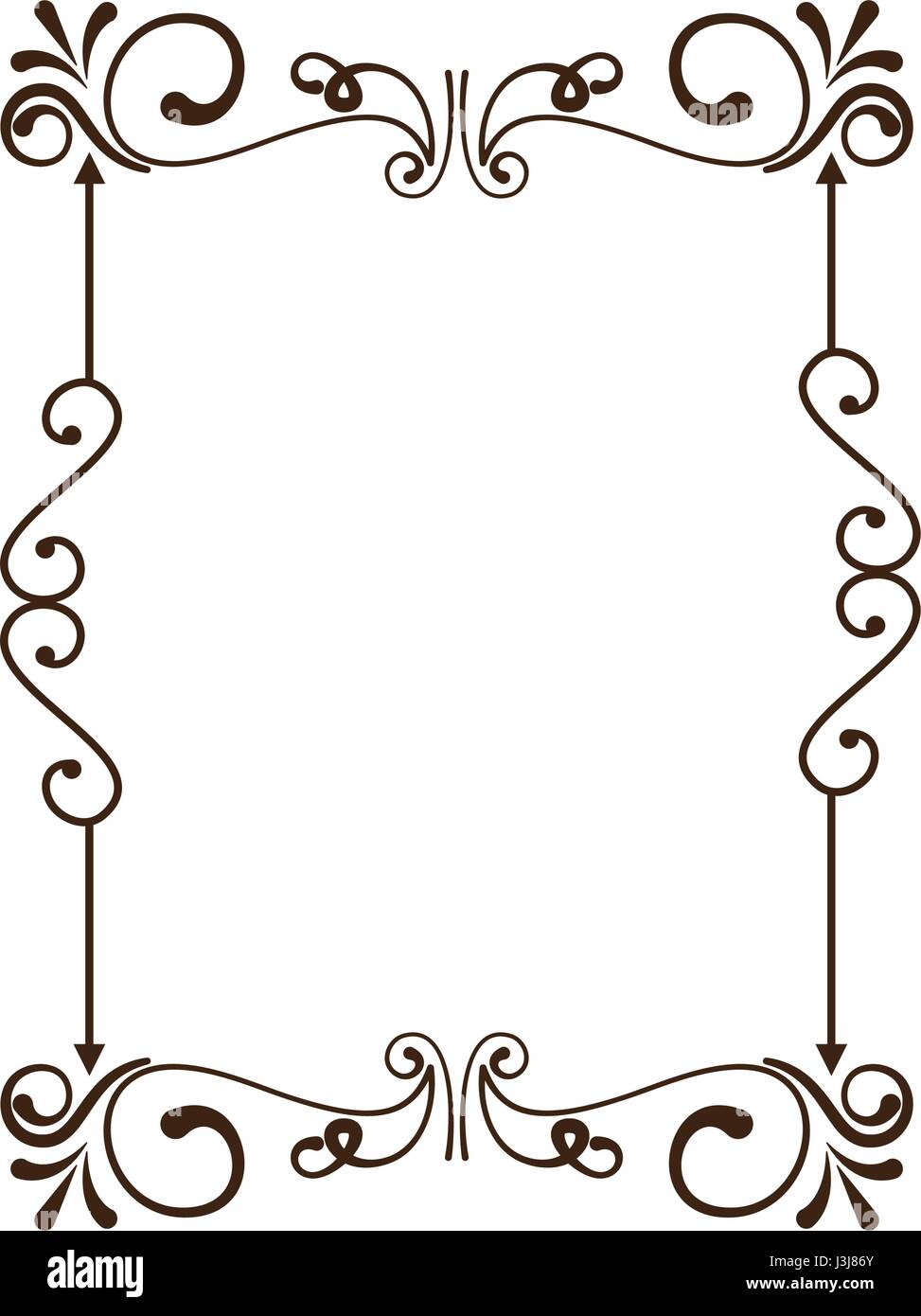 vintage frame icon Stock Vector Image & Art - Alamy