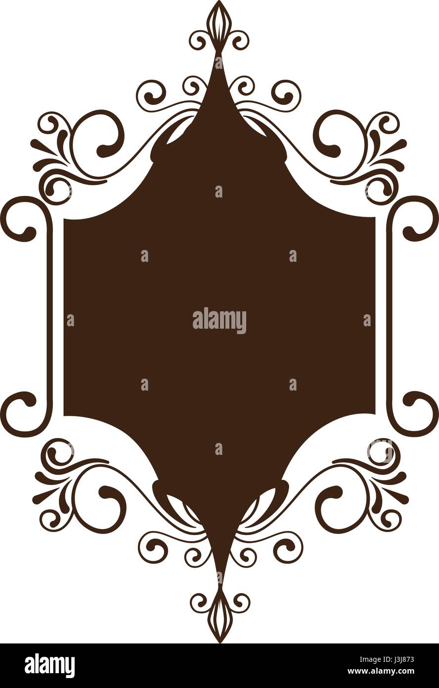 vintage frame icon Stock Vector Image & Art - Alamy