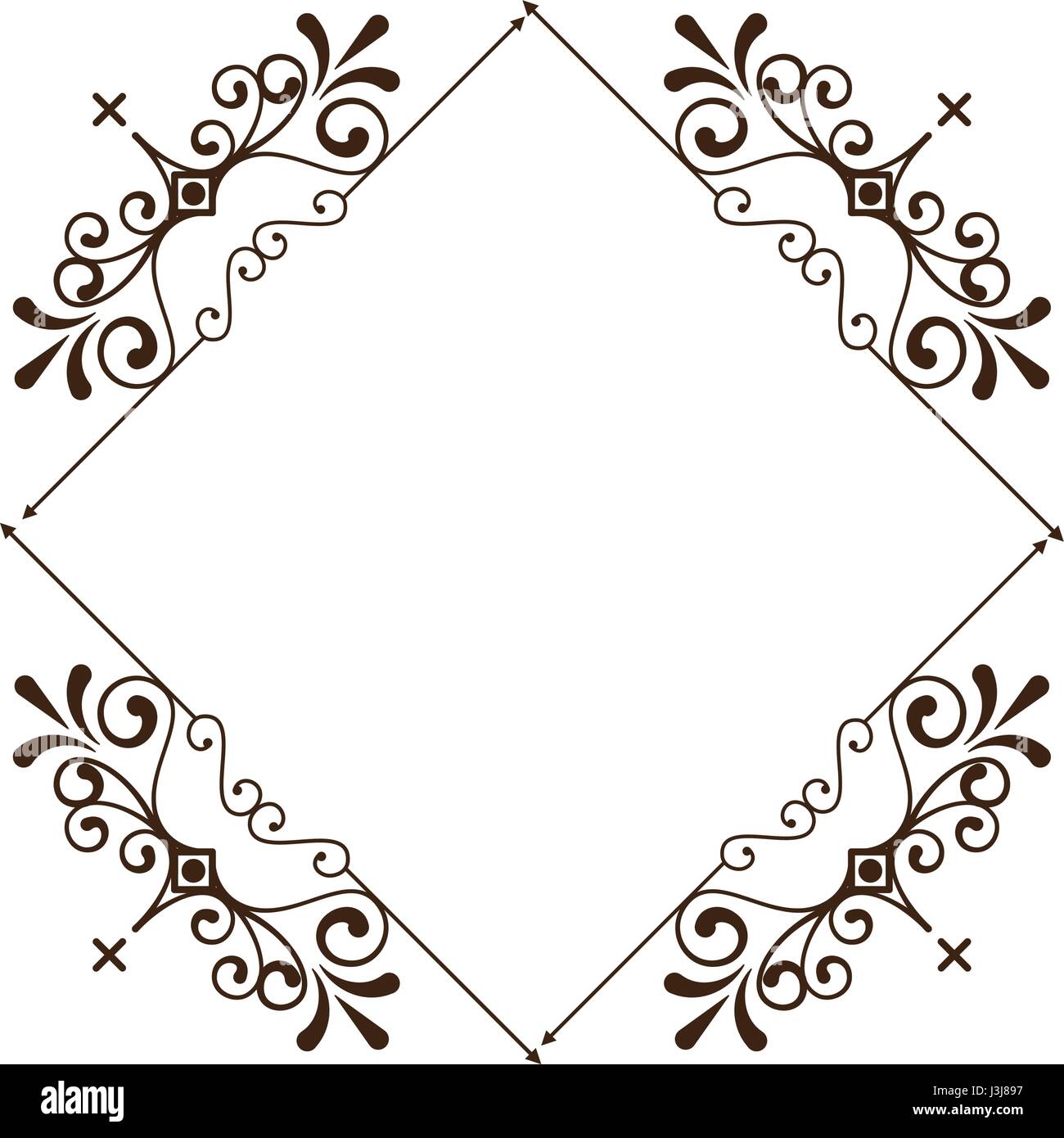 vintage frame icon Stock Vector Image & Art - Alamy