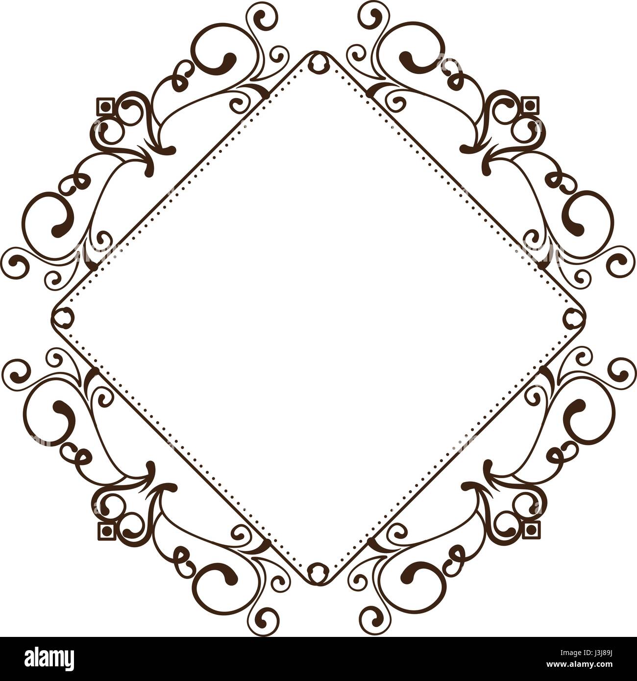 vintage frame icon Stock Vector Image & Art - Alamy