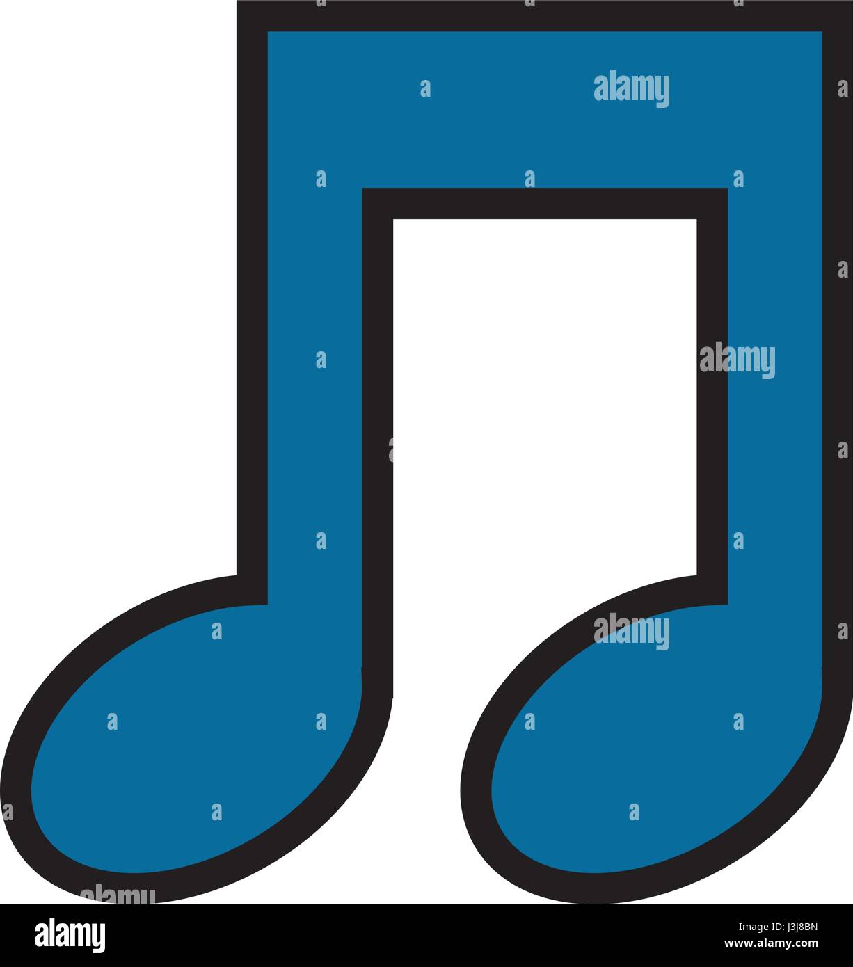 Music note symbol Stock Vector Image & Art - Alamy
