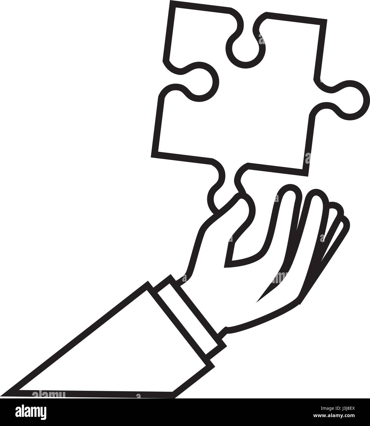 Puzzle piece symbol Stock Vector Image & Art - Alamy