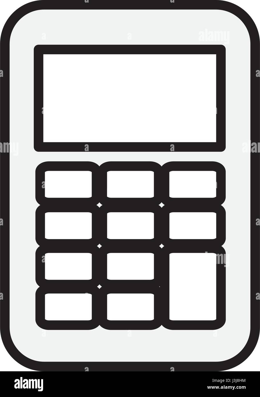 Calculator math device Stock Vector Image & Art - Alamy