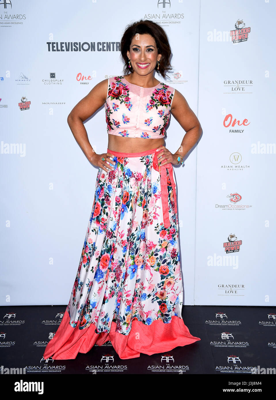 Saira Khan attending the 7th annual Asian Awards at the Hilton Hotel ...
