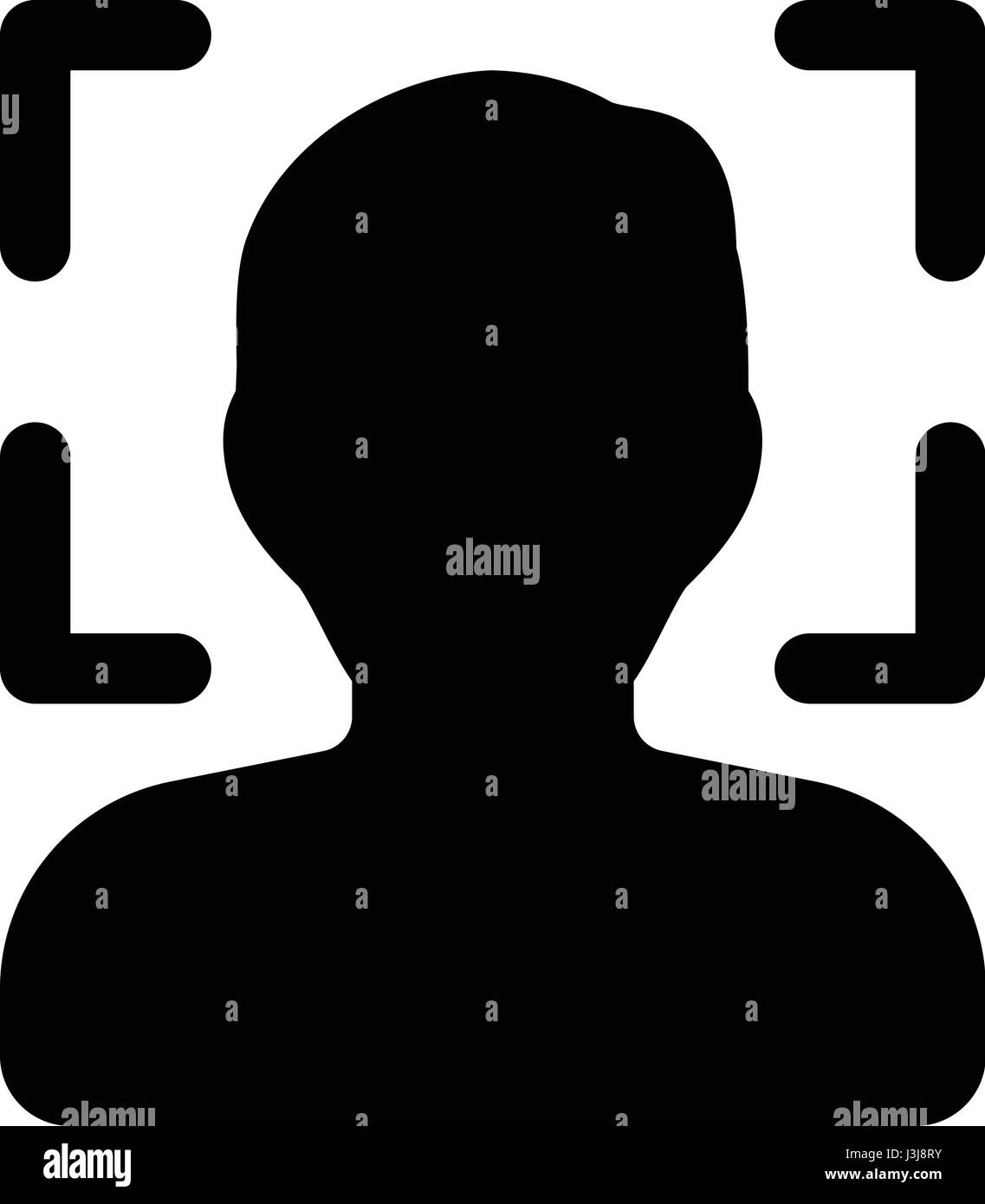 Face scanner Stock Vector Images - Alamy