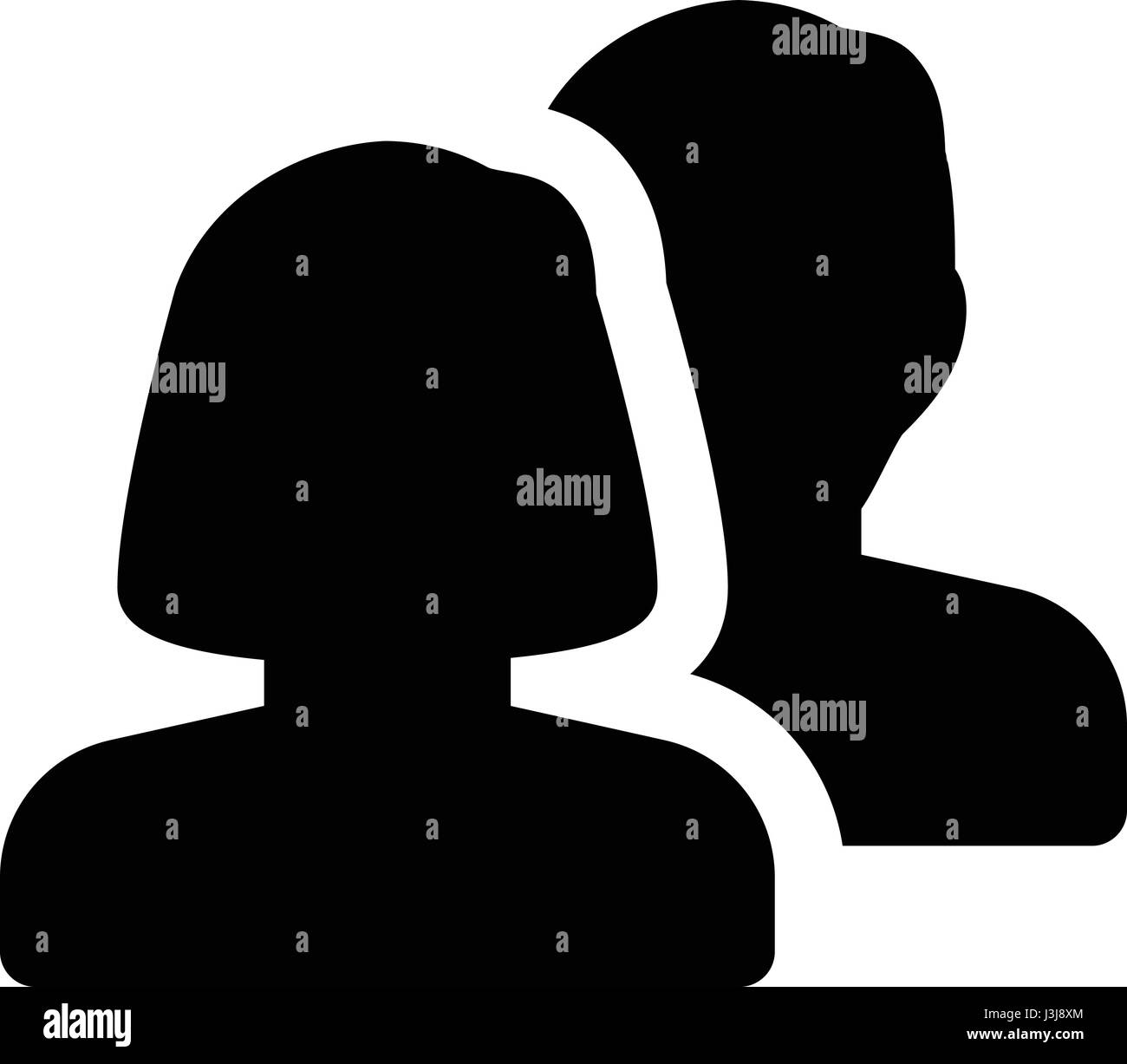 woman lead man Stock Vector Image & Art - Alamy