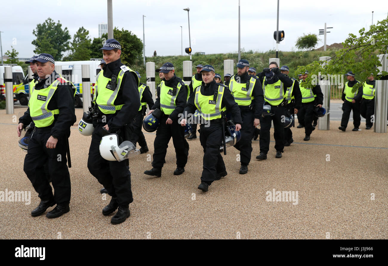 A Police presence before during the Premier League match at The London ...