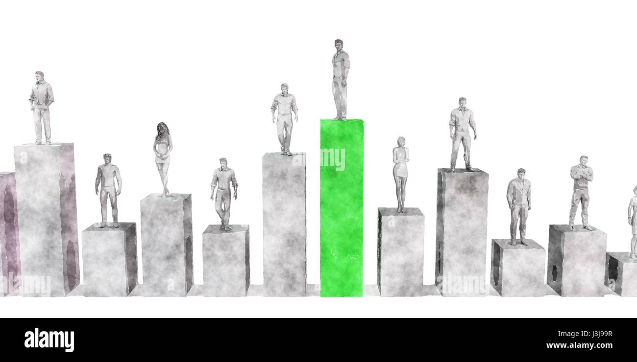 Business Pioneer and Market Industry Leader as a Concept Stock Photo ...