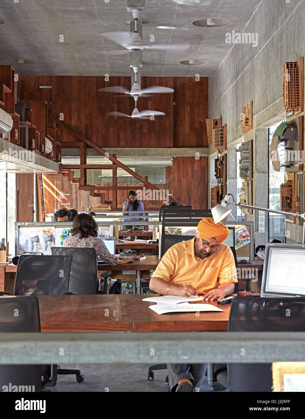 Interior studio view with design principle, Gurjit Matharoo, in ...